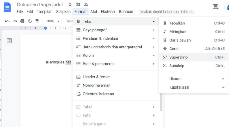 Pengertian dan Fungsi Superscript, Subscrib, Strikethrough - Hasiltani.id
